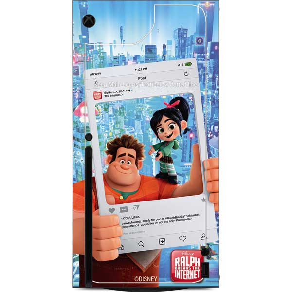 Disney Wreck-it Ralph and Vanellope Instagram Pose Xbox Series X Conso ...
