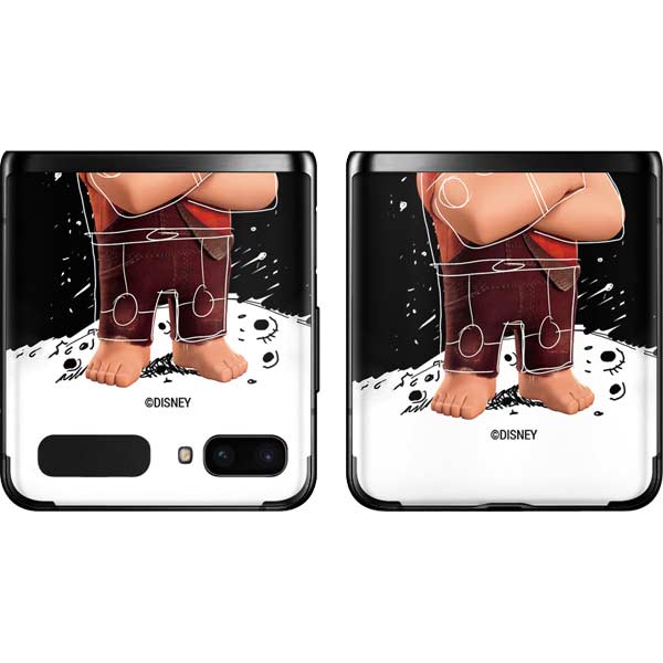 Disney Wreck-it Ralph And Vanellope Space Sketch Galaxy Z Flip Skin ...