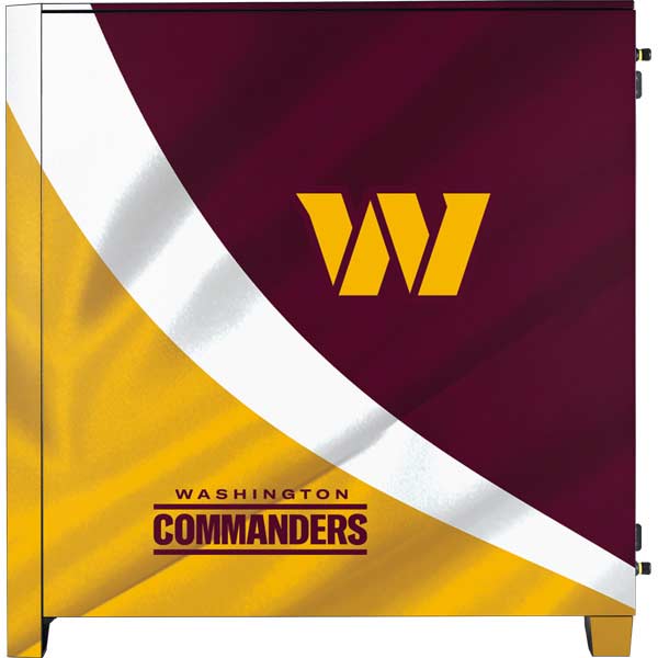 Washington Commanders Flag Corsair 4000D Tempered Glass Mid-Tower ATX ...