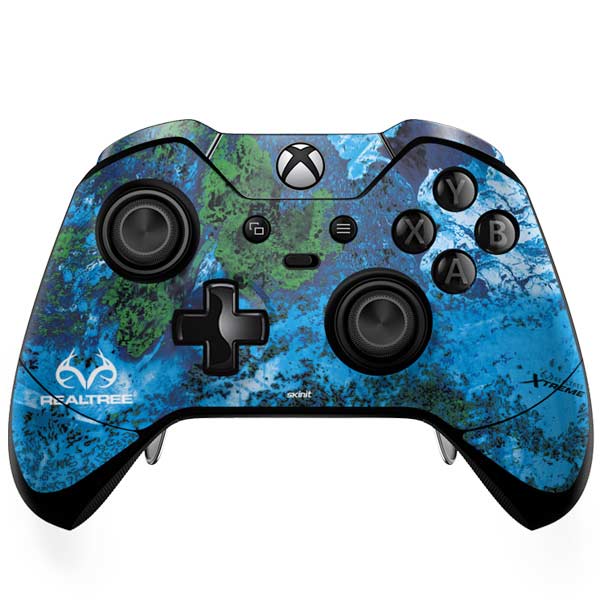 RealTree Xtreme Blue Camo Xbox One Elite Controller Skin – Skinit